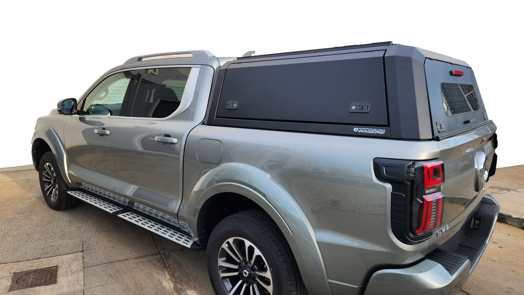 GWM CANNON ALPHA DC 2024+ BLACK TITAN HYBRID CANOPY - Stainless Steel – Bodyline Automotive ...