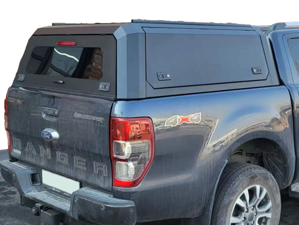 Ford RANGER PX, PX2, PX3 DC 2012-2021 BLACK TITAN HYBRID CANOPY - Stai ...