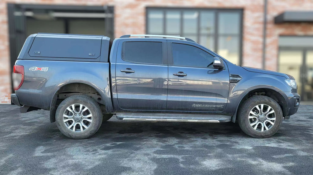 Ford RANGER PX, PX2, PX3 DC 2012-2021 BLACK TITAN HYBRID CANOPY - Stai ...