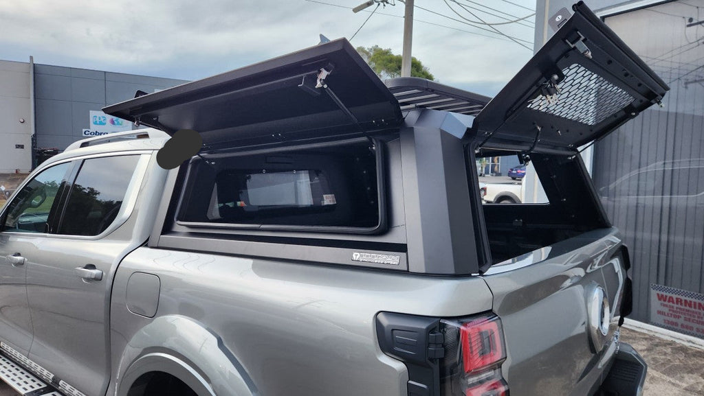 GWM CANNON ALPHA DC 2024+ BLACK TITAN HYBRID CANOPY - Stainless Steel ...