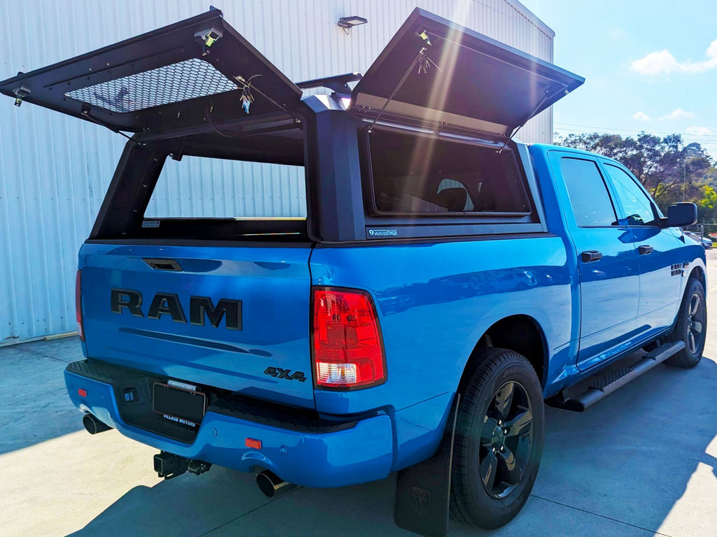 Dodge RAM 1500 DS DT 5ft 2020+ BLACK TITAN HYBRID CANOPY - Stainless S ...