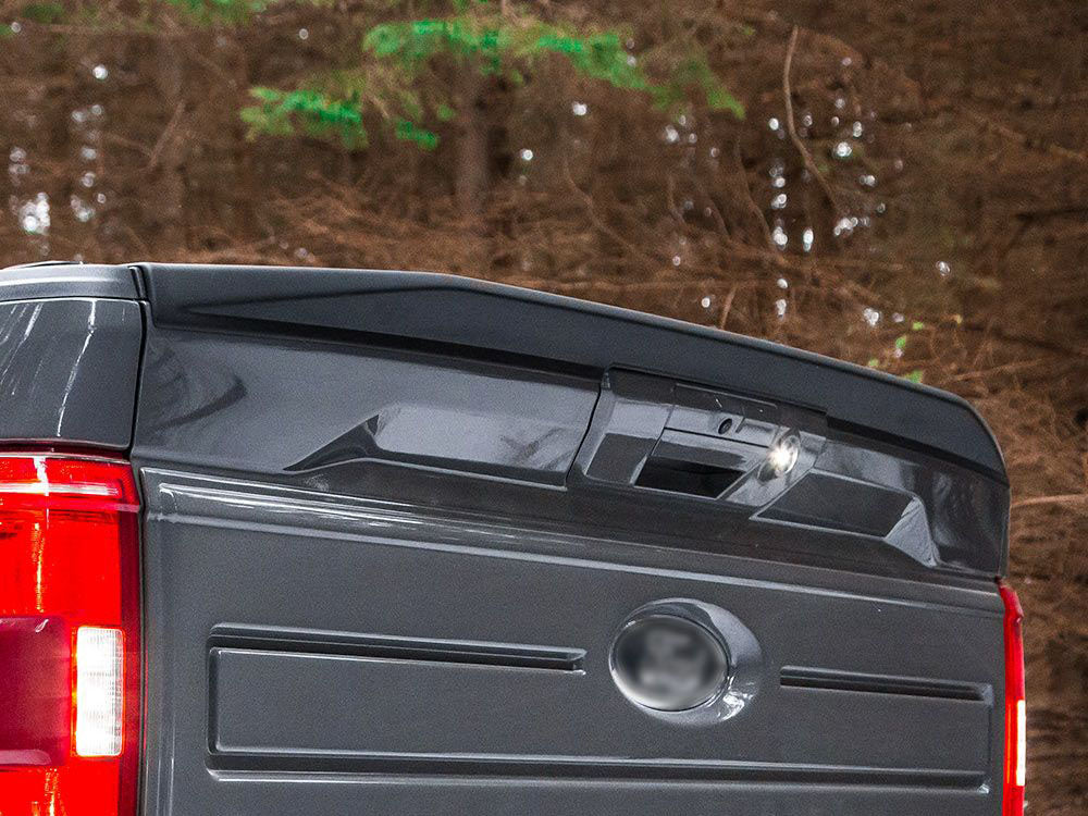 Ford F150 SUPERCREW 2021+ AIR DESIGN Tailgate Spoiler - SATIN BLACK ...
