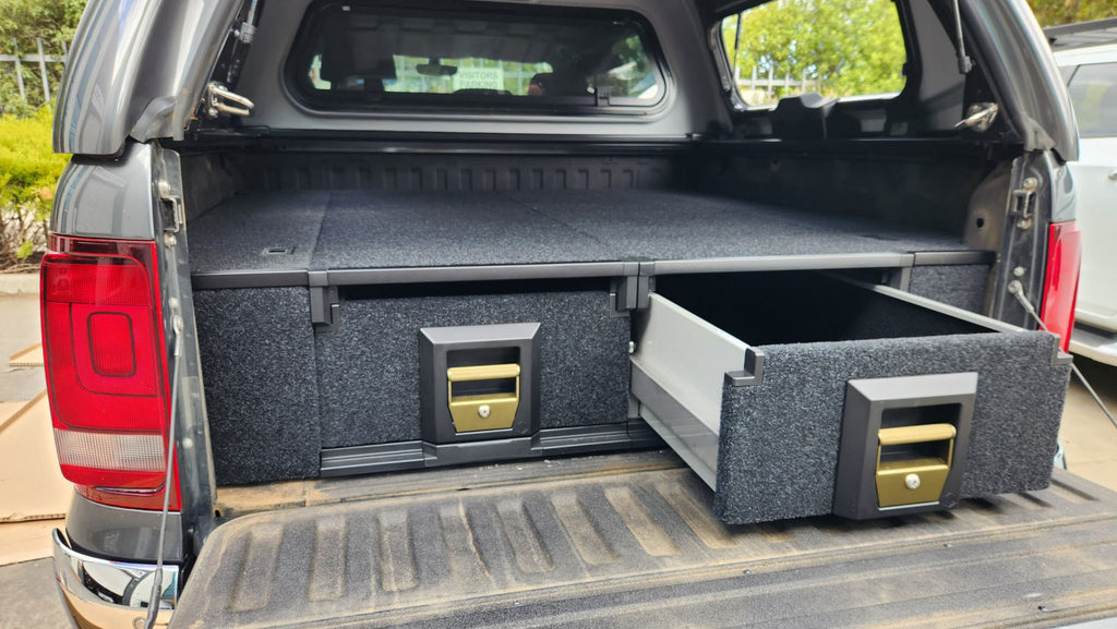 VW AMAROK DC 2010-2022 Premium UltraGLIDE Heavy Duty Drawers – Bodyline ...