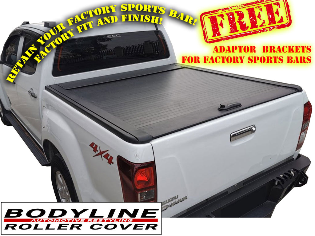 ISUZU D-MAX DC 2012-2020 MANUAL ROLLER SHUTTER COVER for Sports Bar to ...