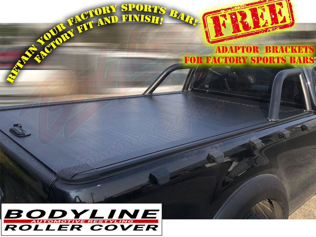 FORD RANGER SC 2012-2021 MANUAL ROLLER SHUTTER COVER for Sports Bar to ...