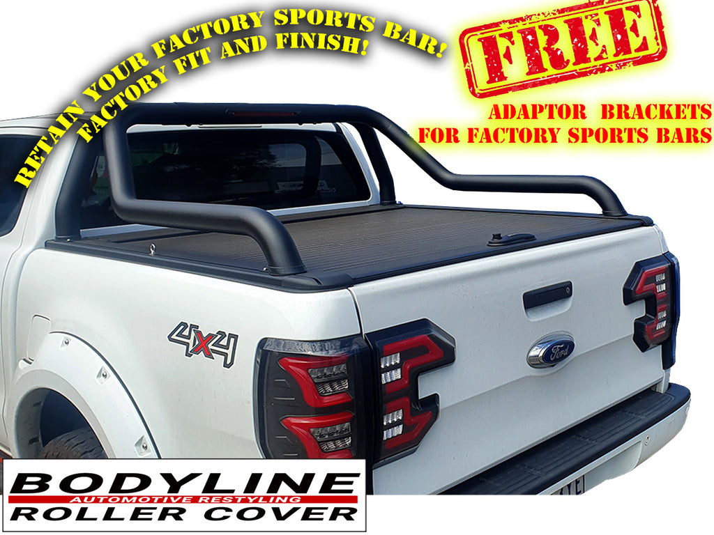 FORD RANGER DC 2012-2021 MANUAL ROLLER SHUTTER COVER & EXTENDED ROLL B ...