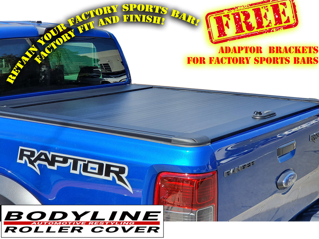 FORD RAPTOR PX1,2,3 DC 2012-2021 MANUAL ROLLER SHUTTER COVER for Sport ...