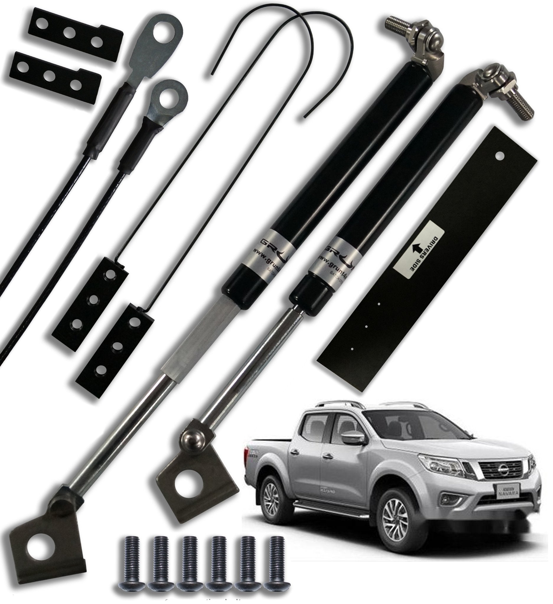 Nissan Navara D23 NP300 2015-2020 tailgate strut assist system ...