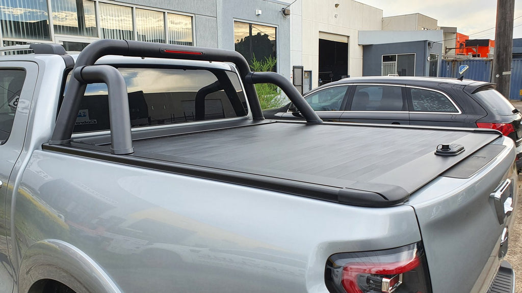 BLACK T-BAR SPORTS BAR for BODYLINE ROLLER COVERS - UNIVERSAL FIT for ...