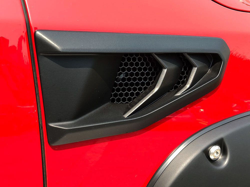 Dodge RAM 1500 DT 2019+ AIR DESIGN Fender Vents (set of 2) - SATIN BLA ...