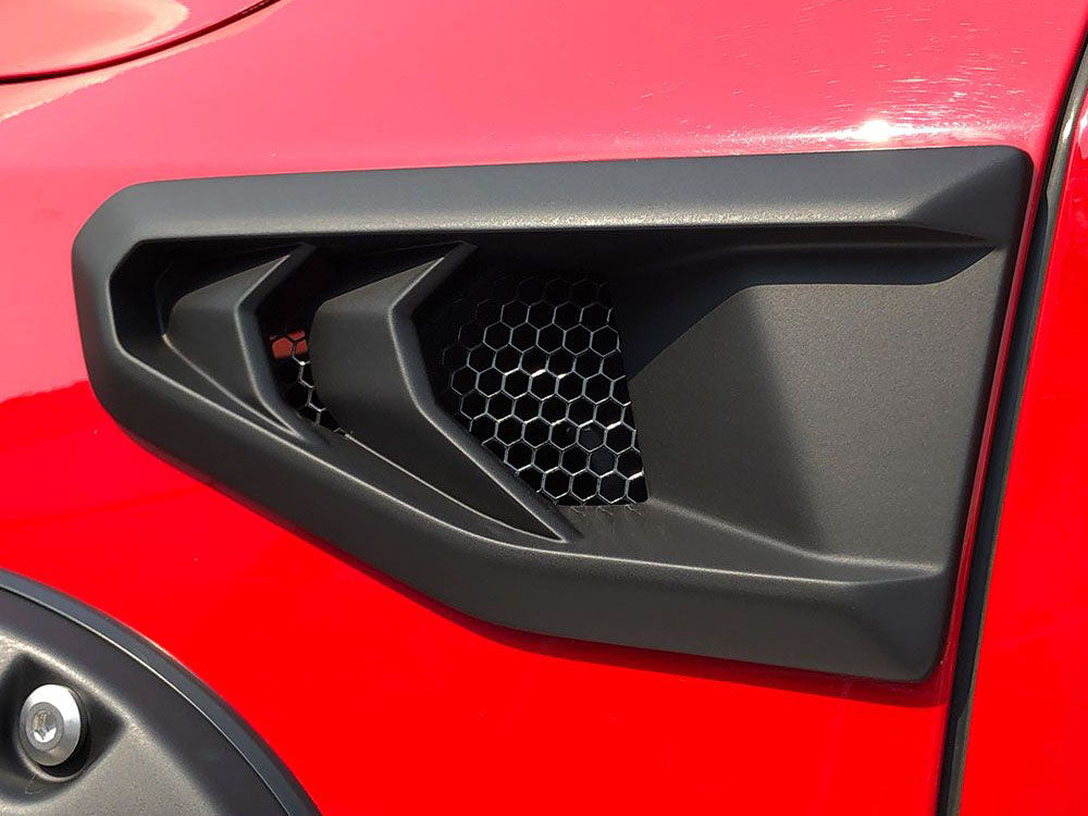 Dodge RAM 1500 DT 2019+ AIR DESIGN Fender Vents (set of 2) - SATIN BLA ...